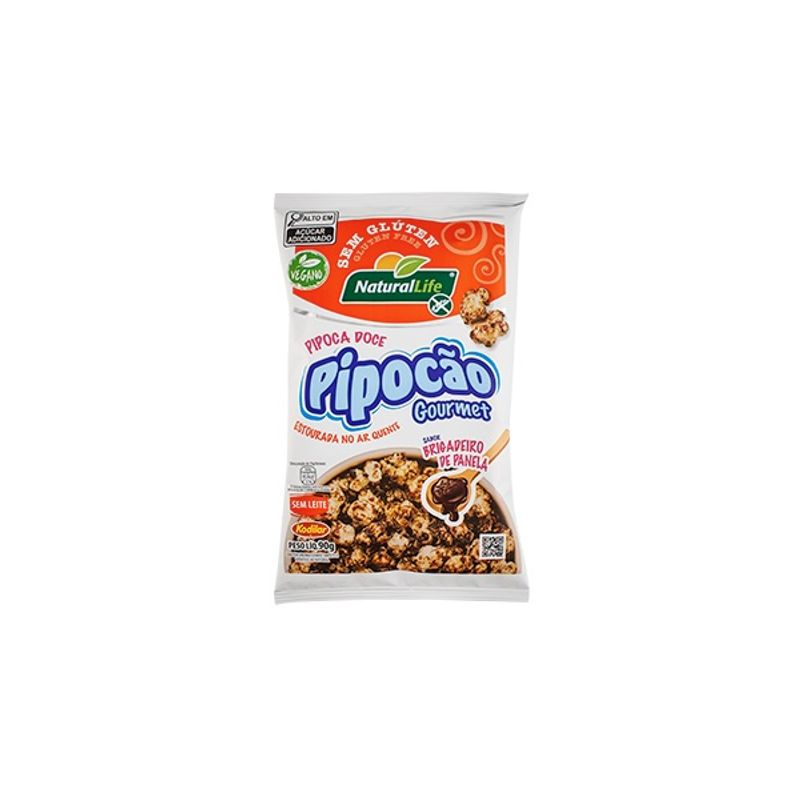 Pipoca Gourmet Natural Life Brigadeiro 90G - Supermercados Casa do Sabão