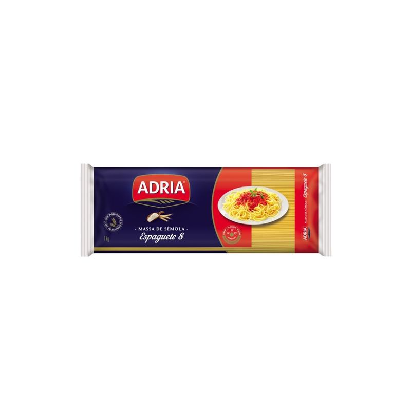 Macarrao Adria Semola Espaguete 1KG - Supermercados Casa do Sabão Macarrao Adria Semola Espaguete 1KG - Supermercados Casa do Sabão