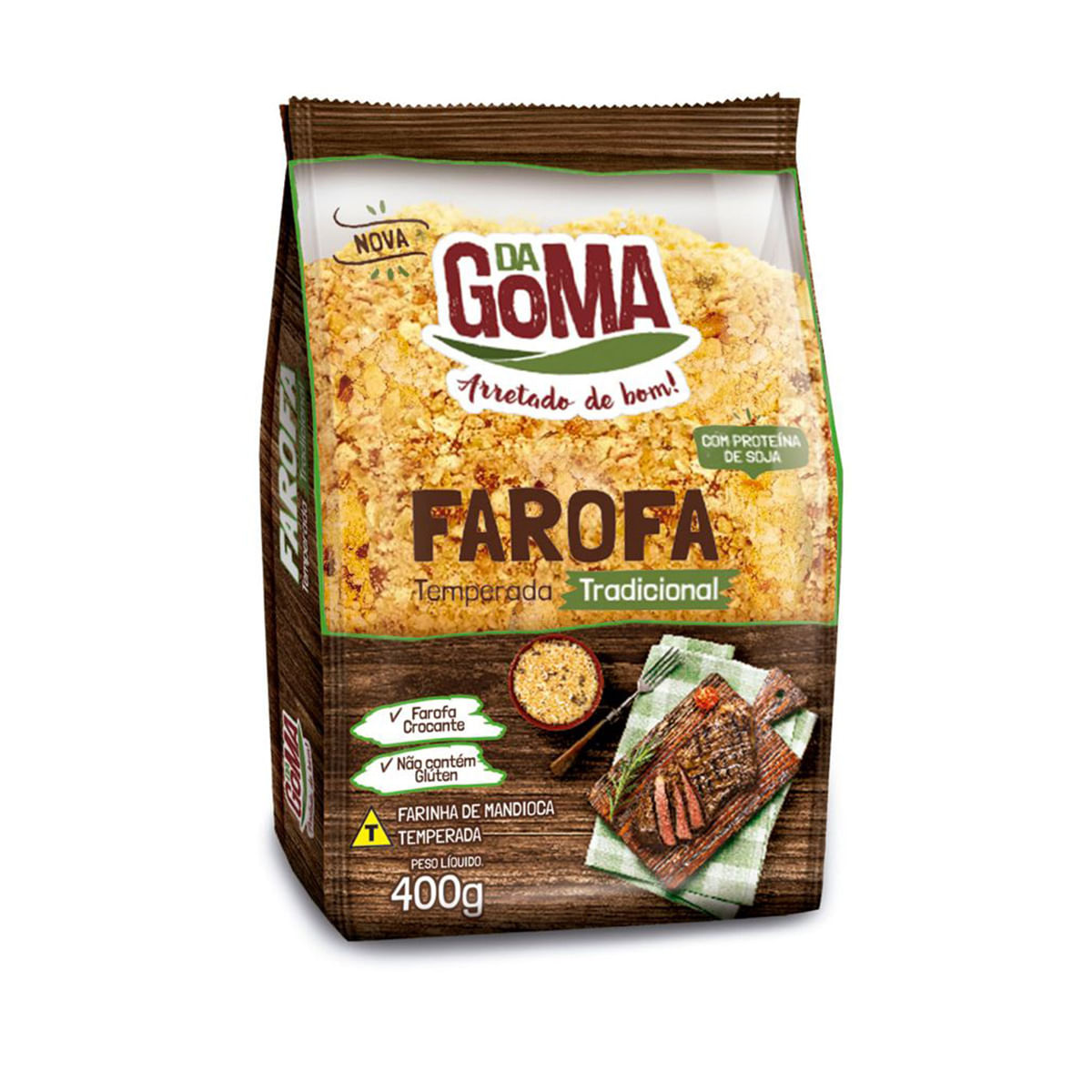 Farofa Pronta Da Goma Tradicional 400G - Supermercados Casa do Sabão