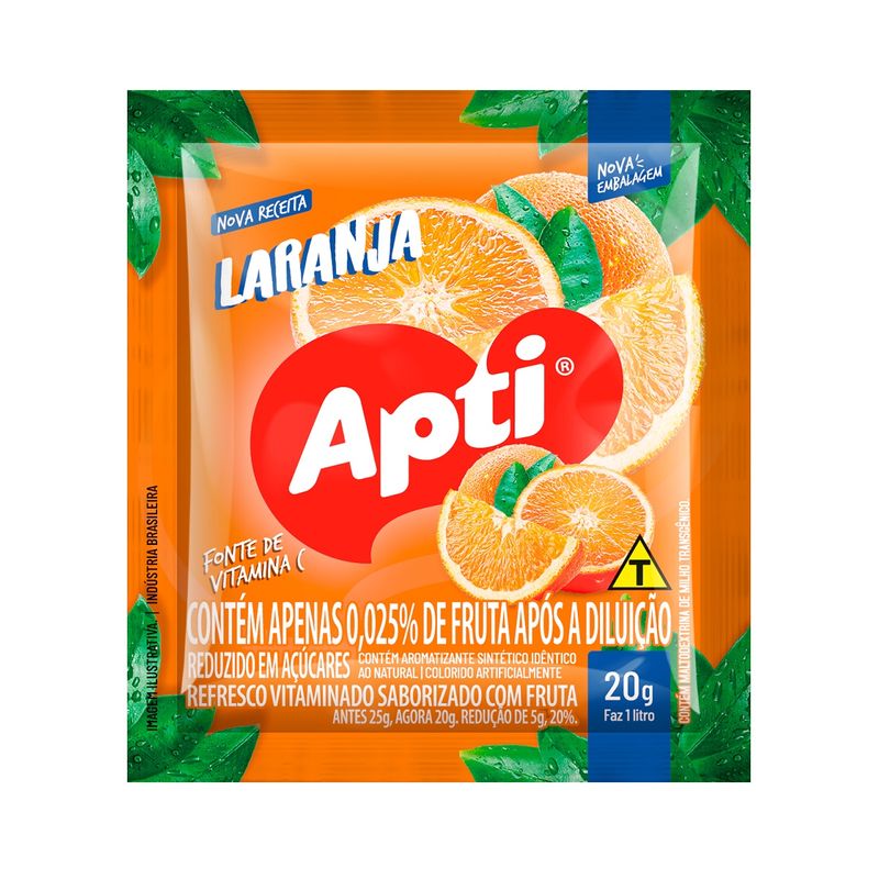 REFRESCO PO APTI LARANJA 20G - Supermercados Casa do Sabão