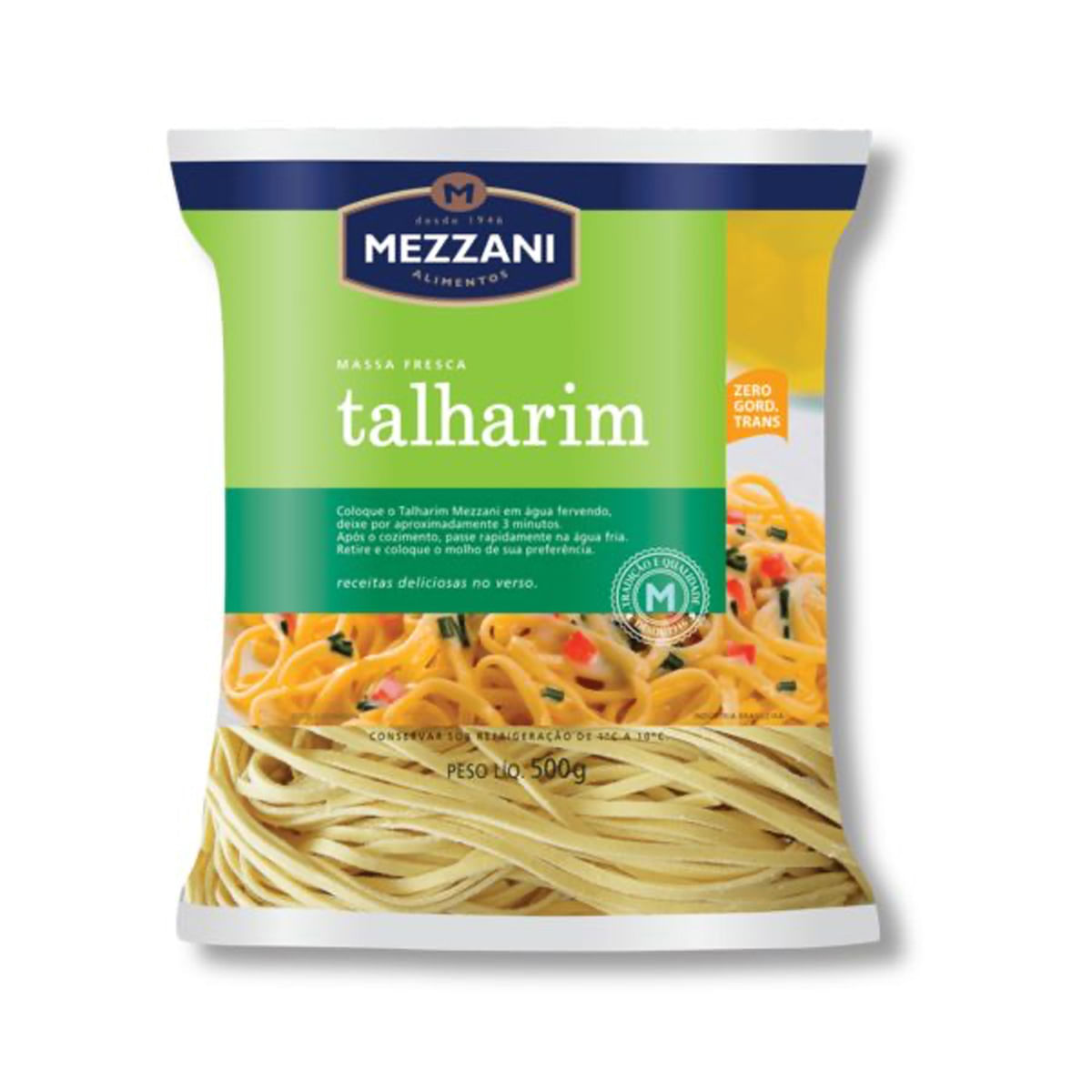 Talharim Mezzani 500G - Supermercados Casa do Sabão